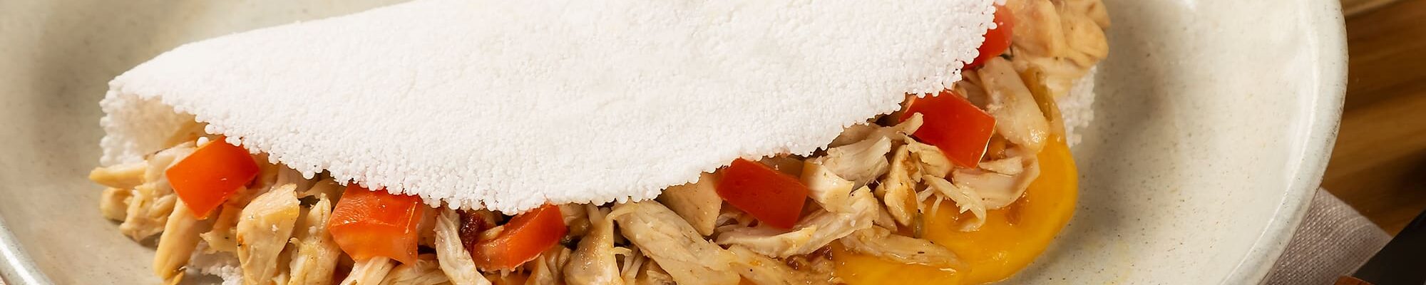 Tapioca de frango cremosa